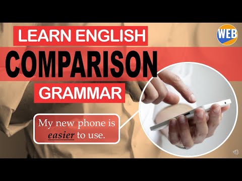 Quickly learn Comparison adjectives (English grammar with Video ...