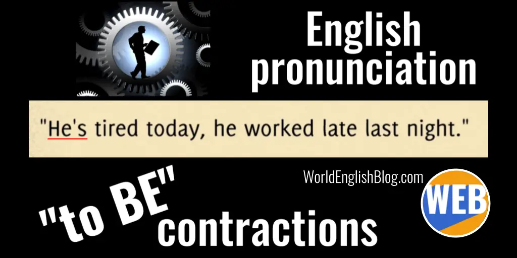 TO BE contractions - Present, Past, and Future (Audio +PDF)